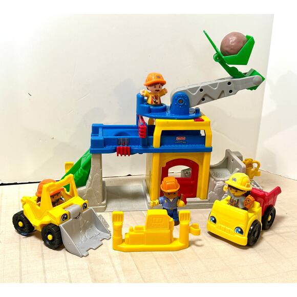 Fisher-Price | Toys | Fp Little People Crane Quarry Set Dump Truck ...